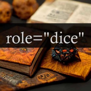 role=dice for #a11yTOgaming — Adrian Roselli